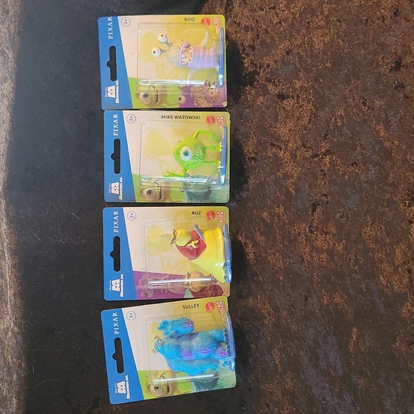 Pixar | Toys | Disney Pixar Monsters Inc Micro Collection Lot Of 4 ...